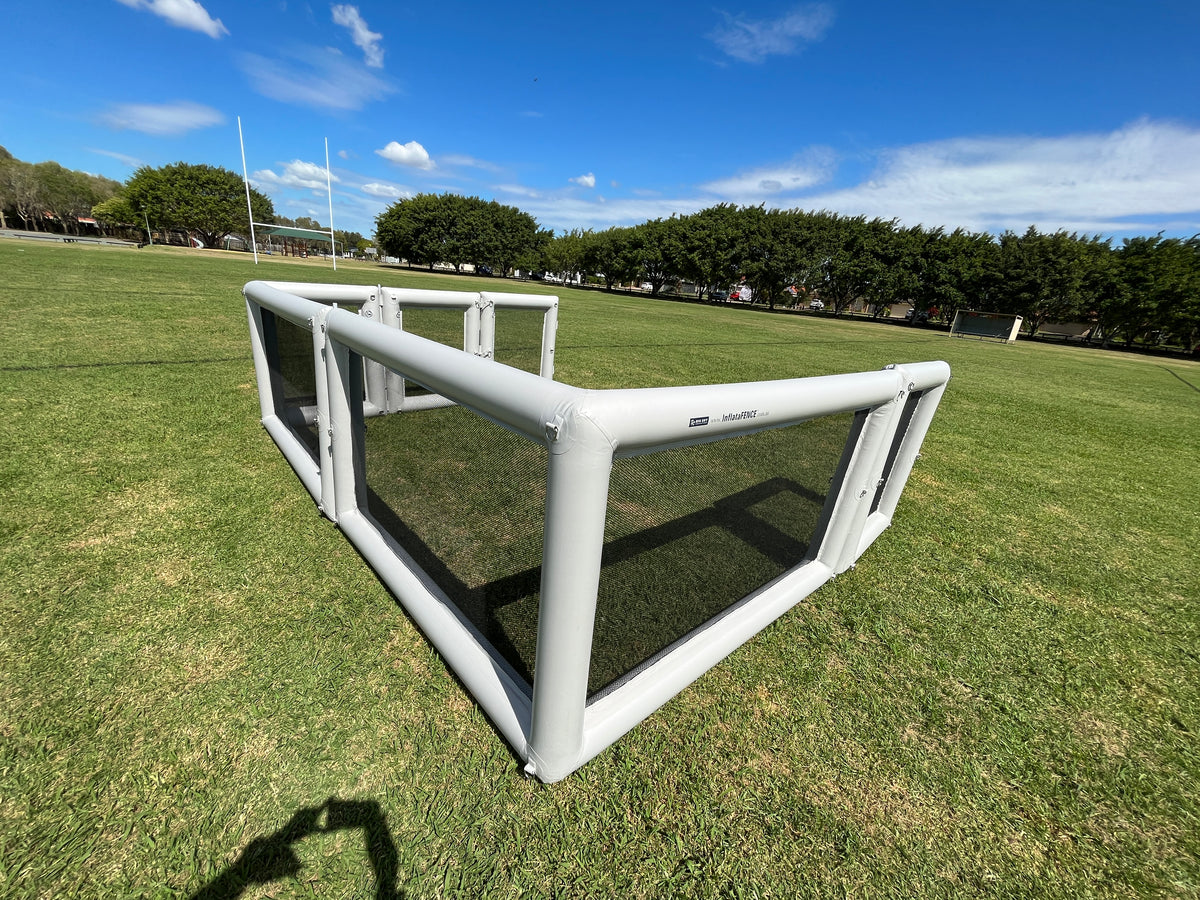 InflataFENCE V.2 Base Model 4mtrs x 3mtrs x 1.2mtrs – Big Sky Innovations