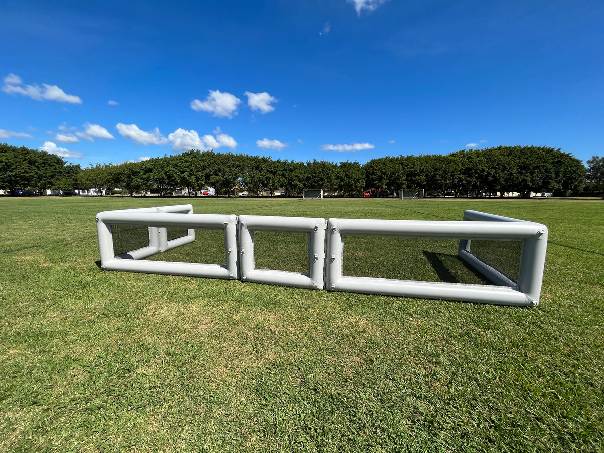 InflataFENCE V.2 Base Model 5mtrs x 2mtrs x 0.8mtrs – Big Sky Innovations